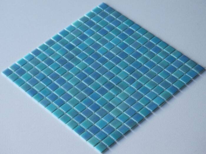 WA11 Shades of Blue Pool Tiles. This is tile was featured on Television ...