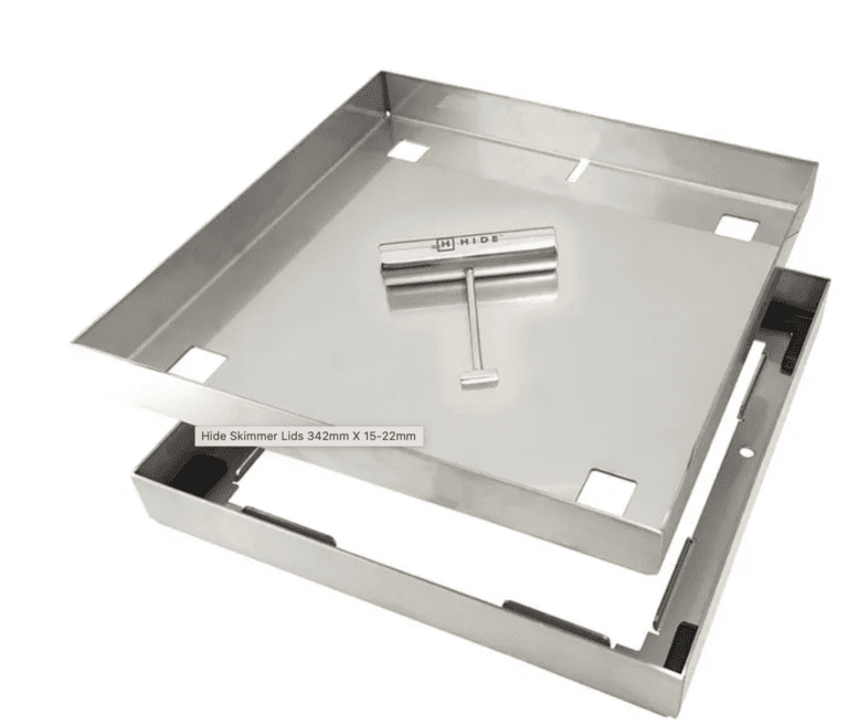 Skimmer Box Lids Stainless steel | Direct Pool Tiles